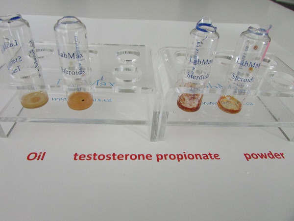Testosterone propionate purity test, Testosterone propionate presence test.